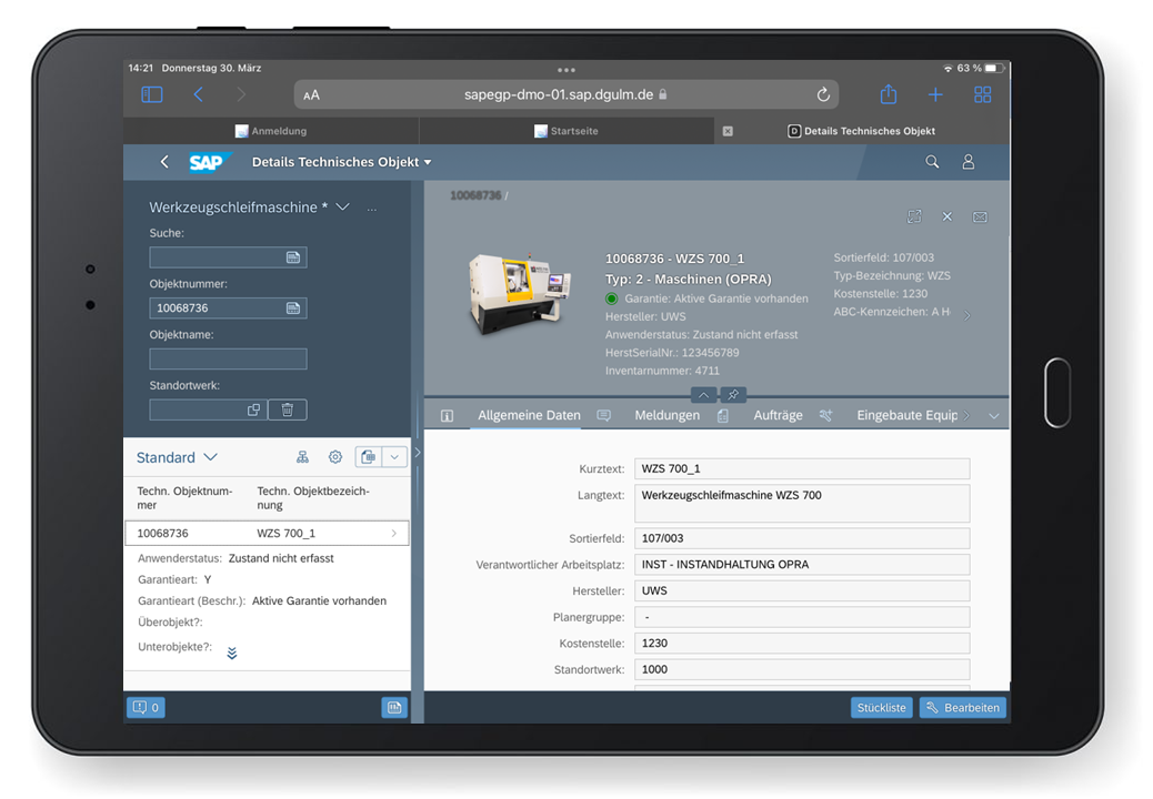 OPRAdesk-Technische-Objektsicht - OPRA